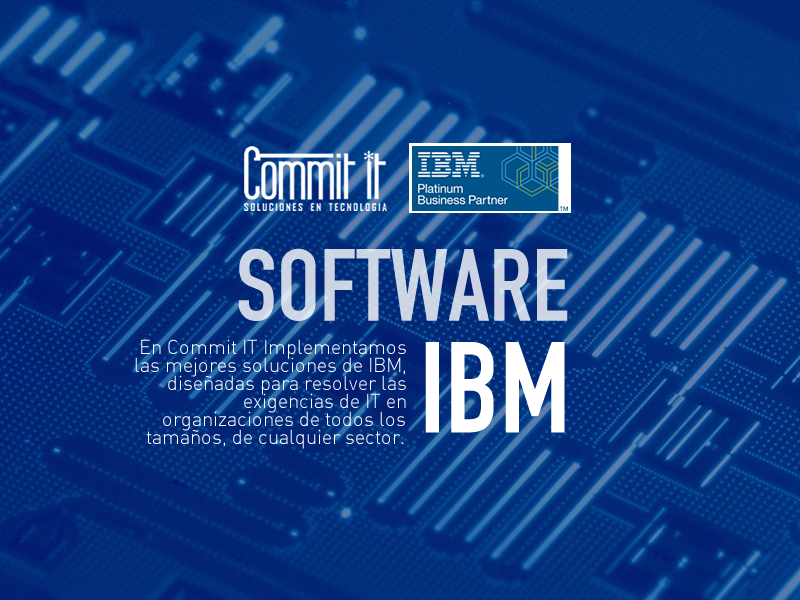Soluciones de Software IBM em Commit IT